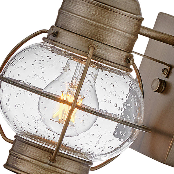 Cape Cod 1L medium wall mount lantern - 2206BU - Richmond Lighting